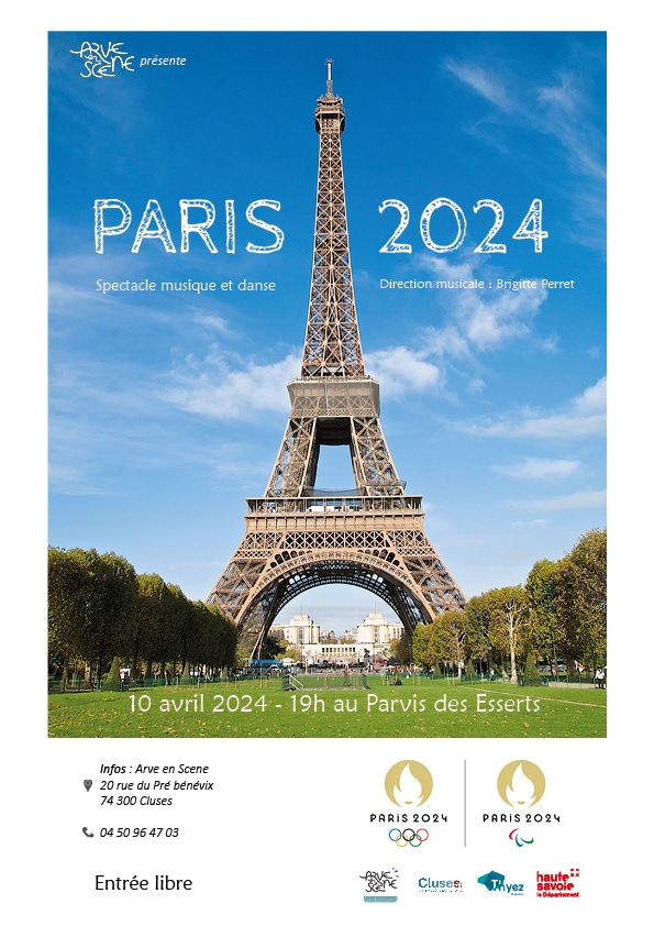 Spectacle organisé par Arve en Scène - Paris 2024 - Cluses